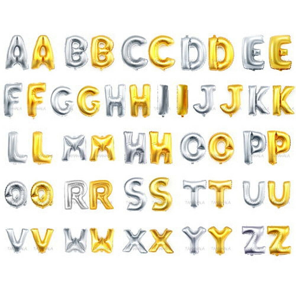 40" Foil Letter Number Balloons Birthday Courtship Wedding Party ...