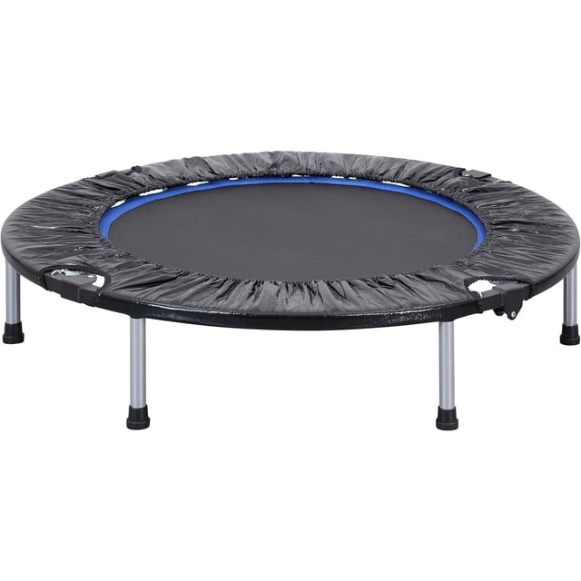 40" Foldable Mini Trampoline for Adults and Kids Exercise Rebounder ...