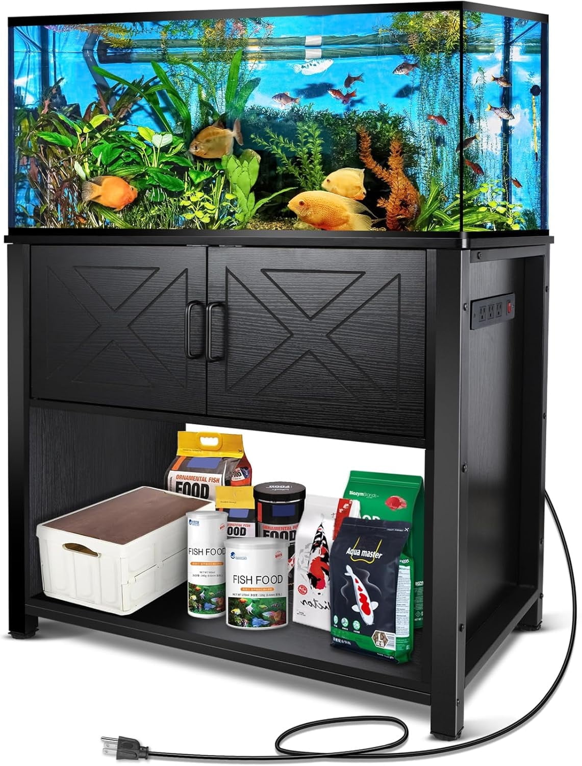 40 Gallon Fish Tank Stand, Aquarium Stand for 40-50 Gallon, Heavy Duty ...