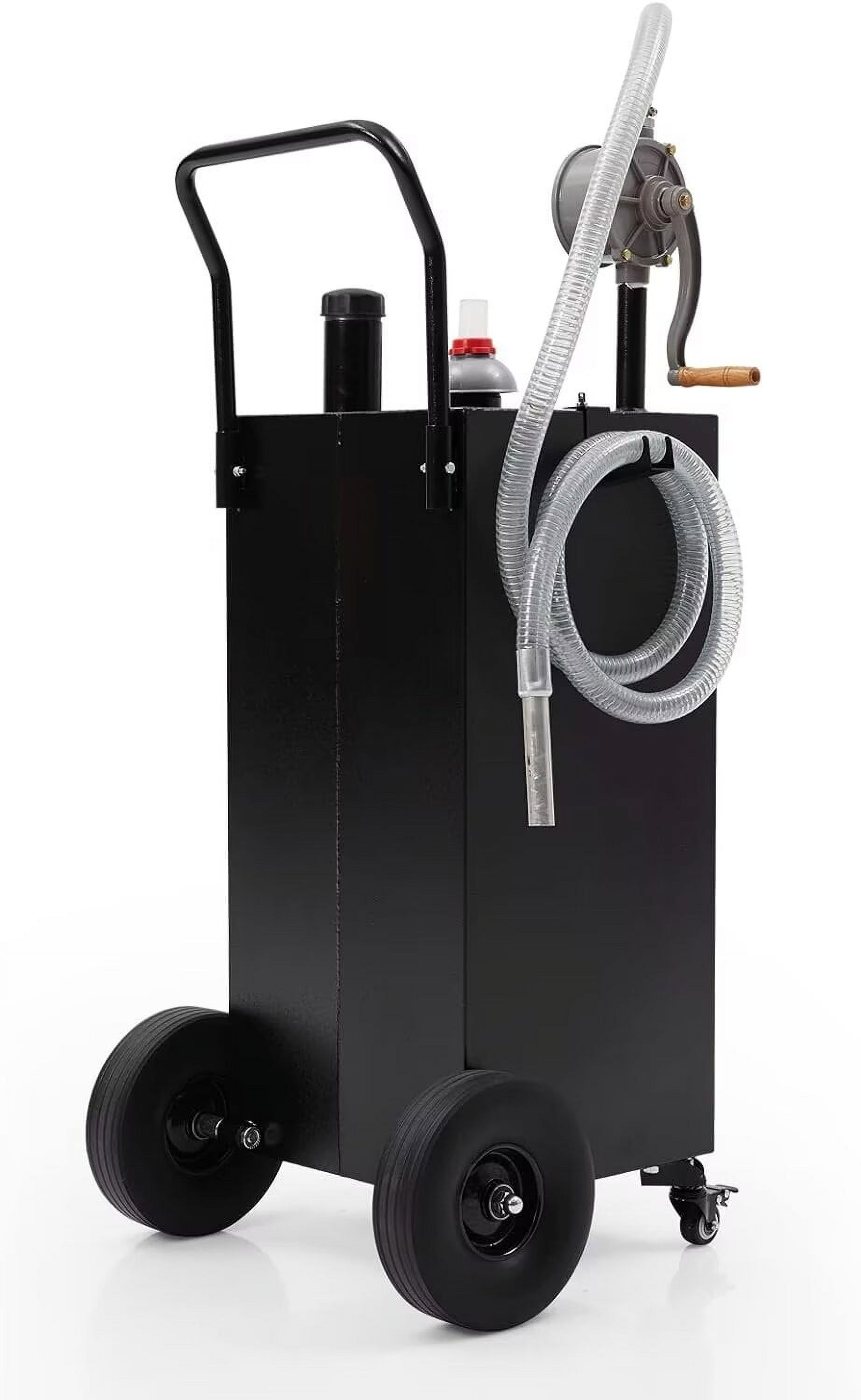 35 Gallon Gas Caddy with Wheels, Fuel Storage Tank Gasoline Diesel Can ...