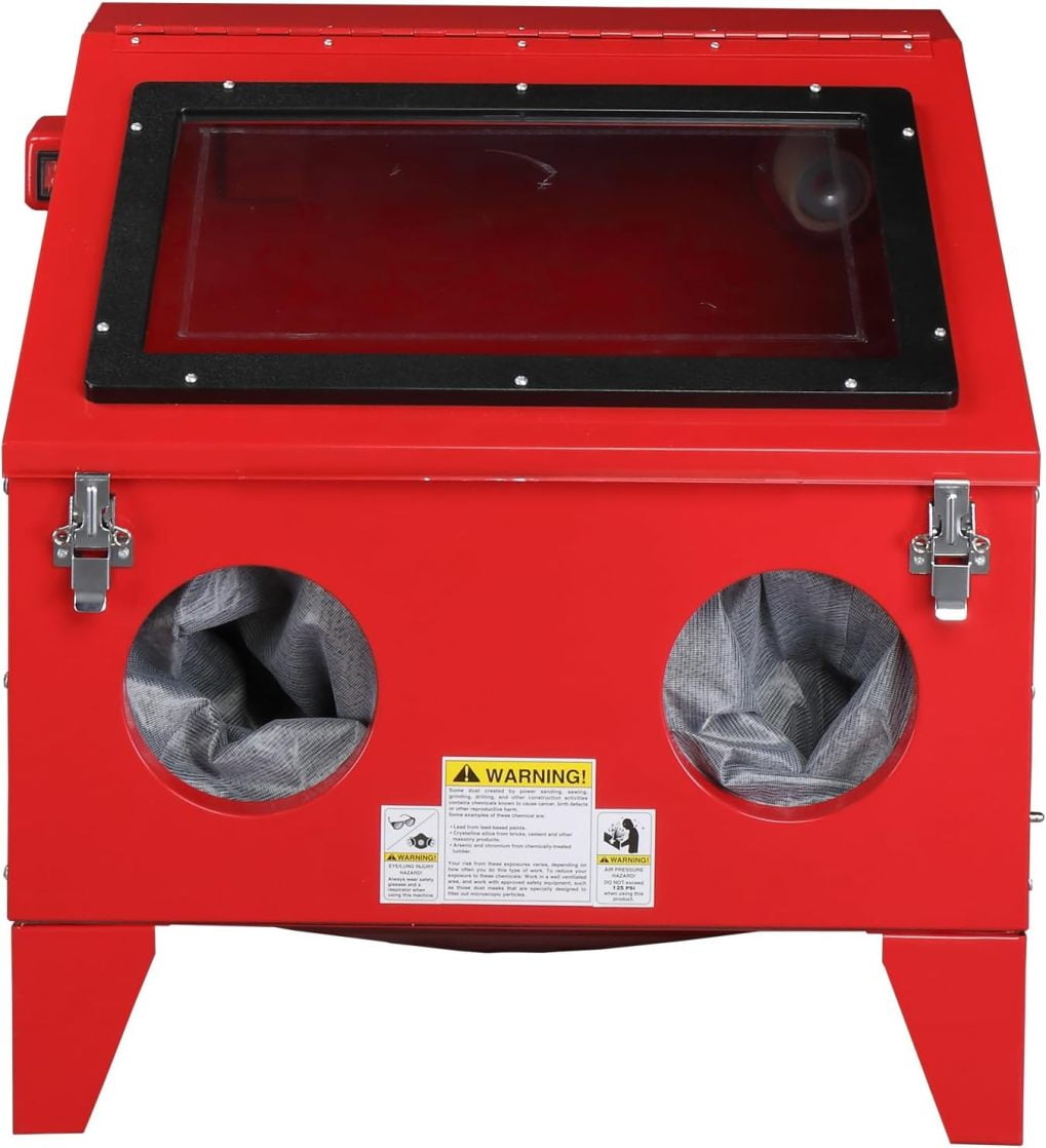 40 Gallon Portable Bench Top Sand Blasting Cabinet Blast Cabinet Air ...