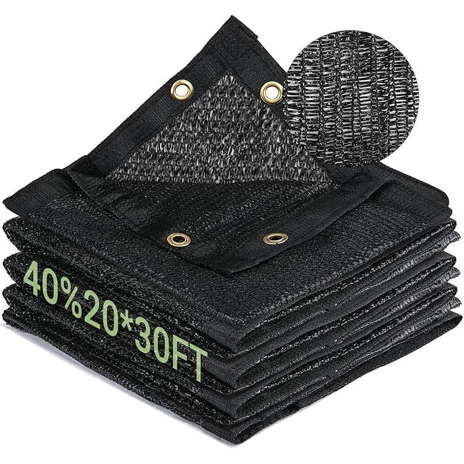 40% Garden Shade Cloth, 10x20FT HDPE Mesh Tarp with Upgraded Grommets ...
