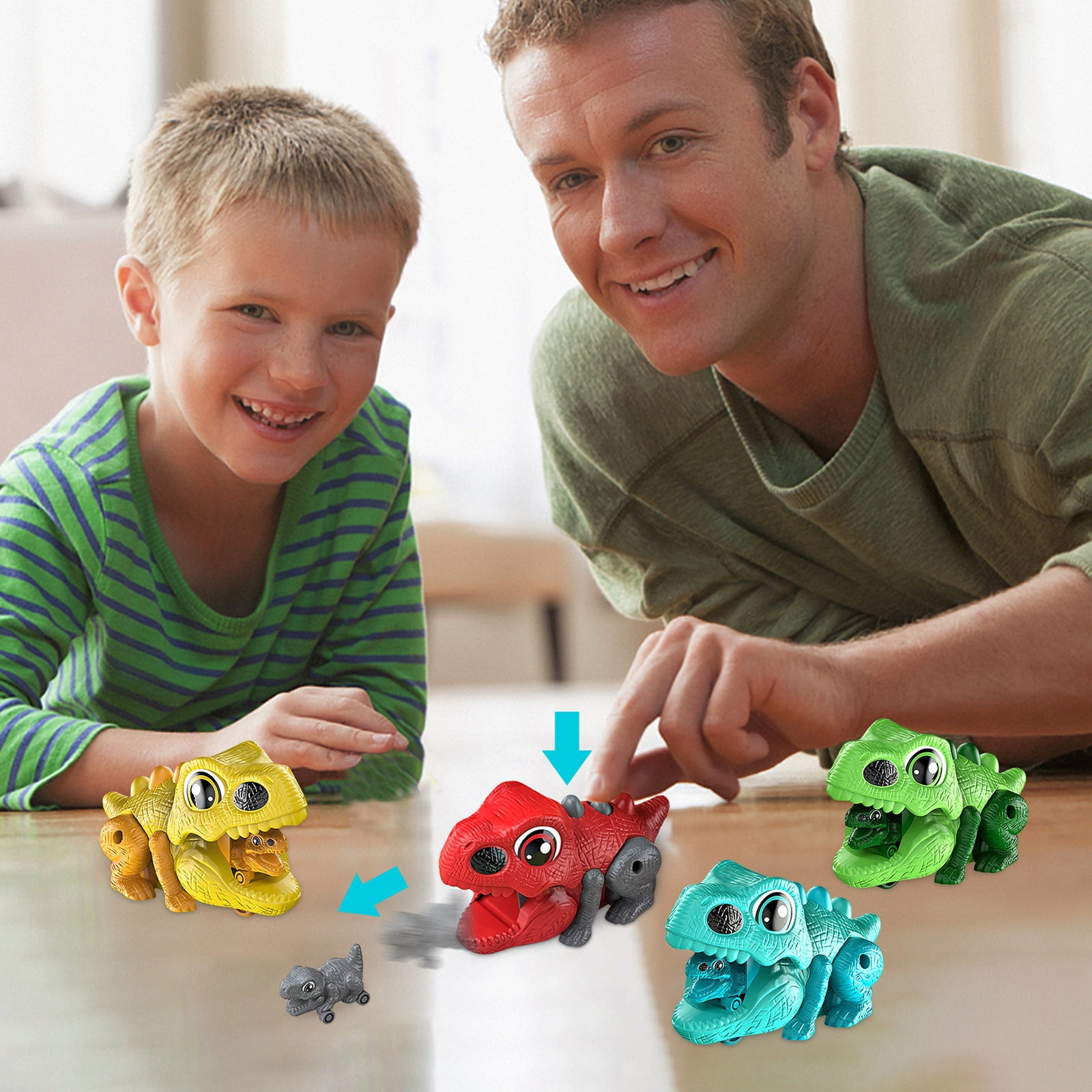 Up to 40% off Gifts Oefntac Boy Toys Catapult Dinosaur Toy Cute Little ...
