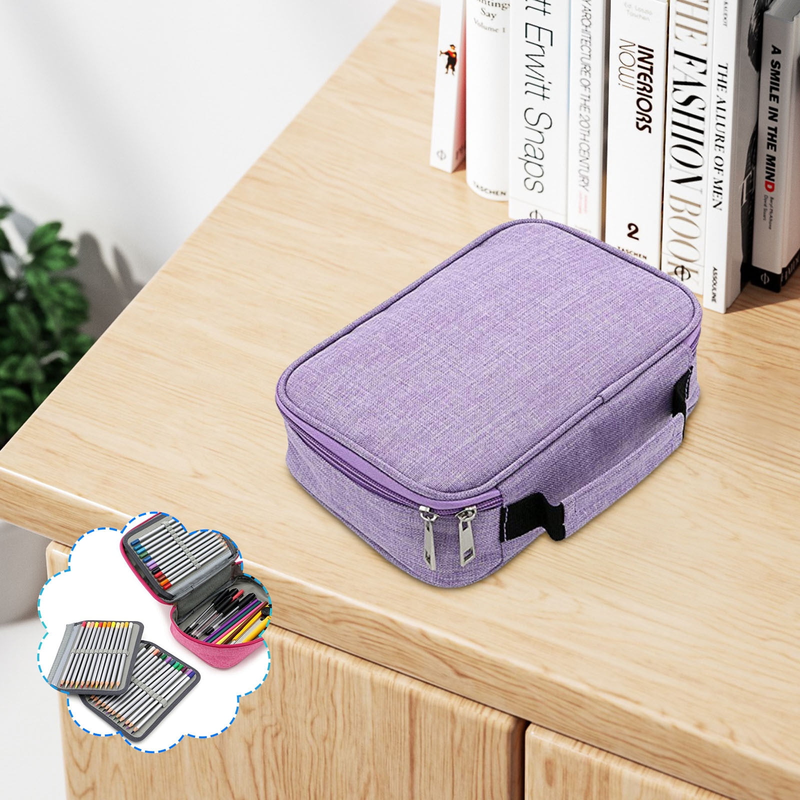 Up to 40% off Gifts Oefntac High Capacity Zipper Pencil Case ...