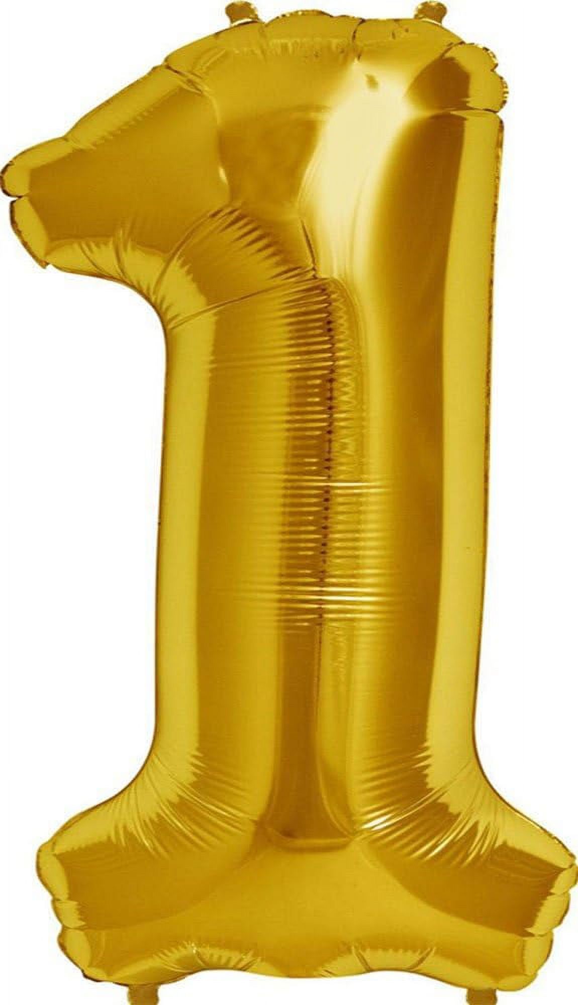 40" Gold Mylar 0-9 Number Balloons for Birthday/Anniversary Party ...