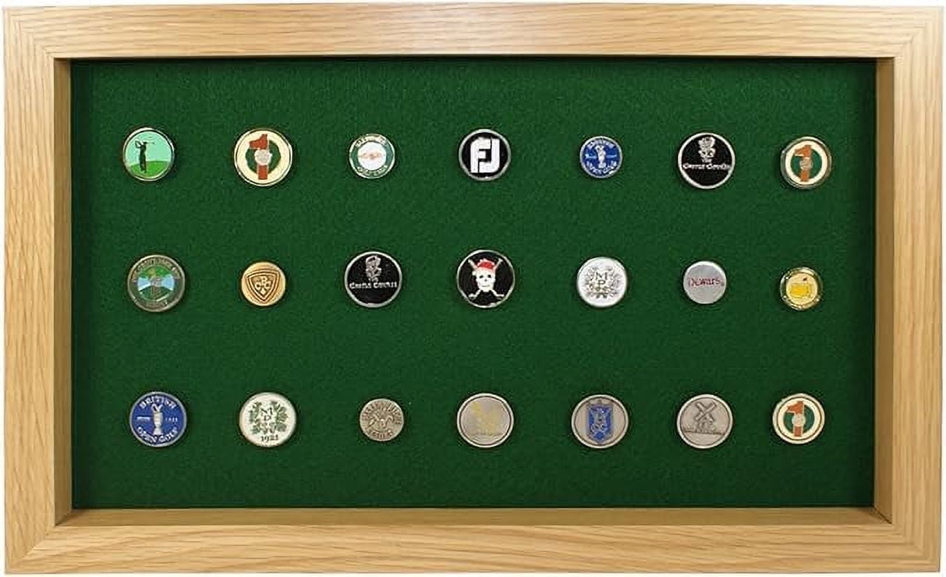 Eureka Golf Products Golf Ball Marker Display Case | Holds 40 Pegged or ...