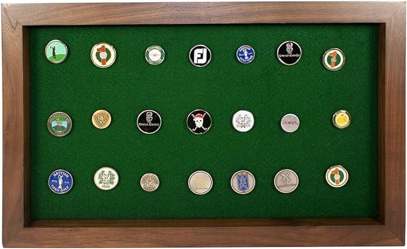 Eureka Golf Products Golf Ball Marker Display Case | Holds 40 Pegged or ...