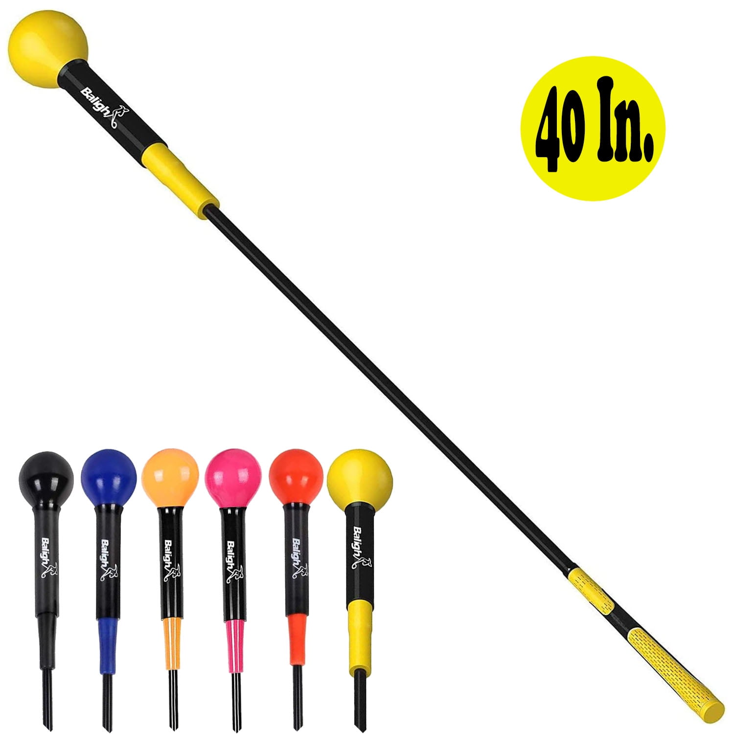 40 In. Heavy Duty Whip Full Sized Golf Swing Trainer Aid for Improved ...