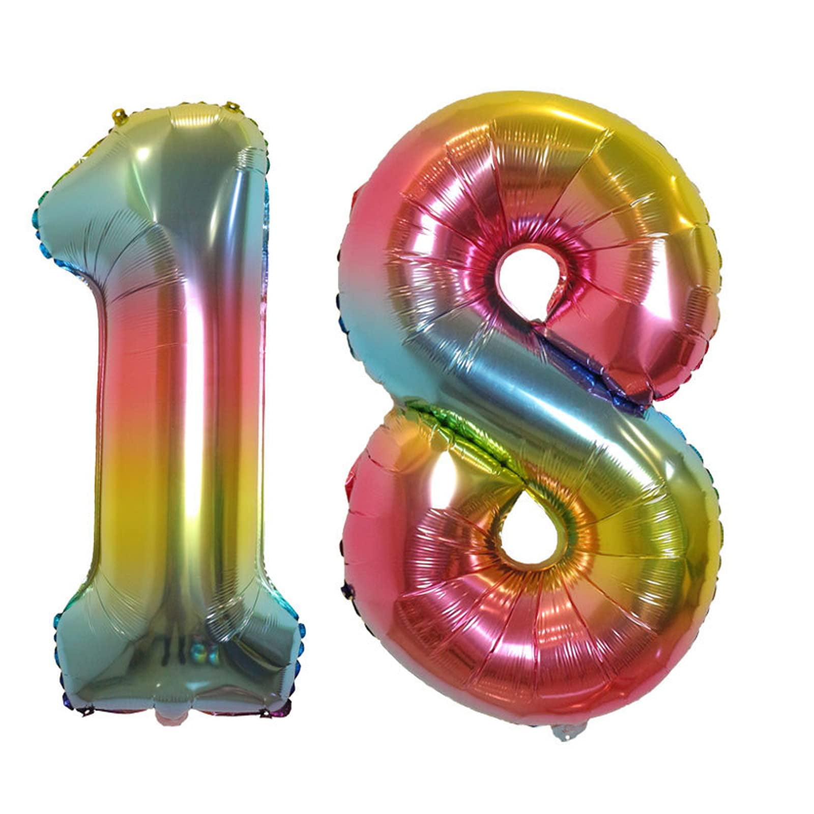 40 Inch 18 Number Balloons ZLK1 81 Balloons Birthday 18 Balloon for ...