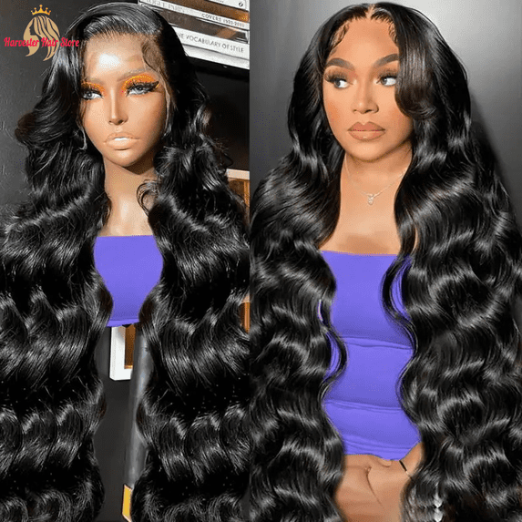 40 Inch Body Wave 13x6 HD Lace Frontal Wigs Human Hair Wig 13x4 360 Hd ...
