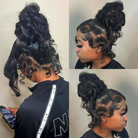 40 Inch Body Wave 360 Full HD Lace Frontal Wigs 100% Human Hair ...