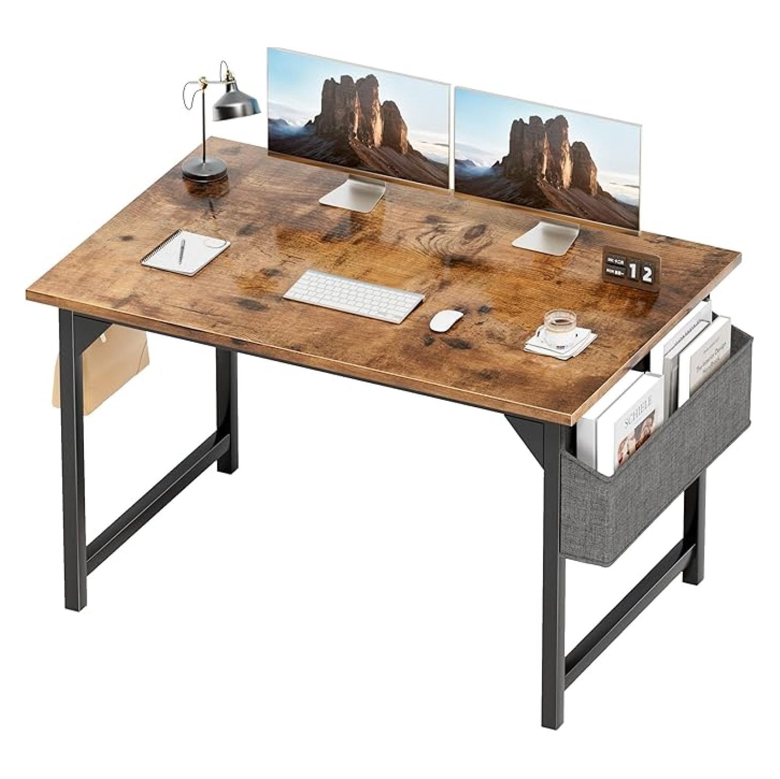 40 Inch Computer Desk, Wood Modern Simple PC Home Office Table for ...