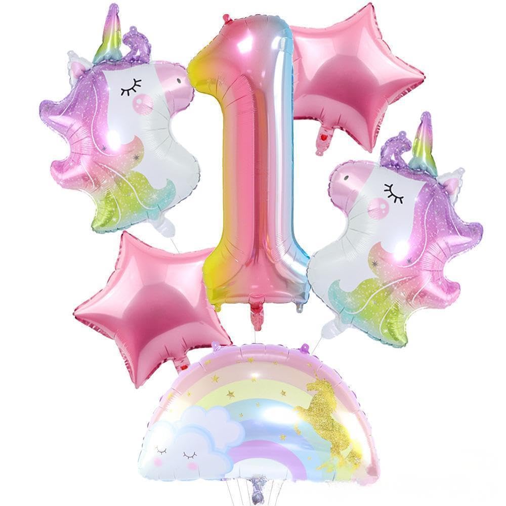 40 Inch Digital Crown OIF8 Foil Number Balloons Gradient Color Digital ...