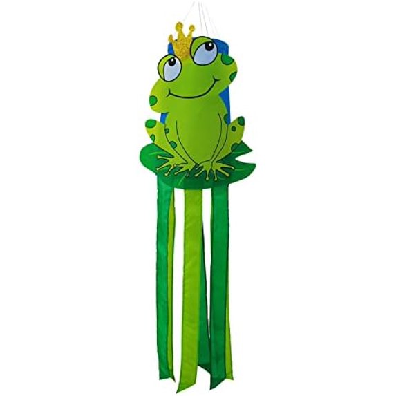 40-Inch Frog Windsock - Fun Summer Decoration for Outdoor Living Spaces ...