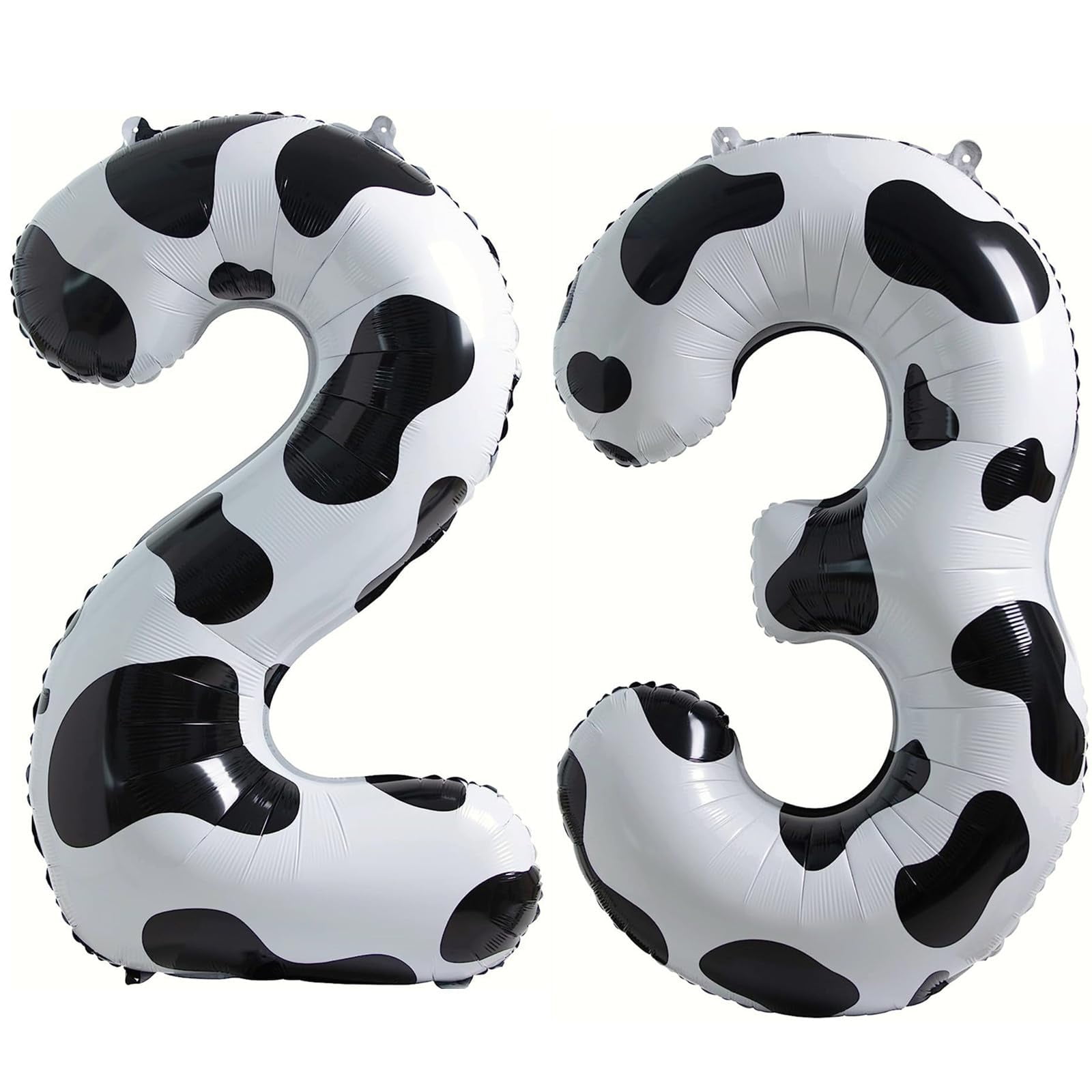 40 Inch Giant Cow Print Number 23 Balloons - Perfect for 23rd Birthdays ...