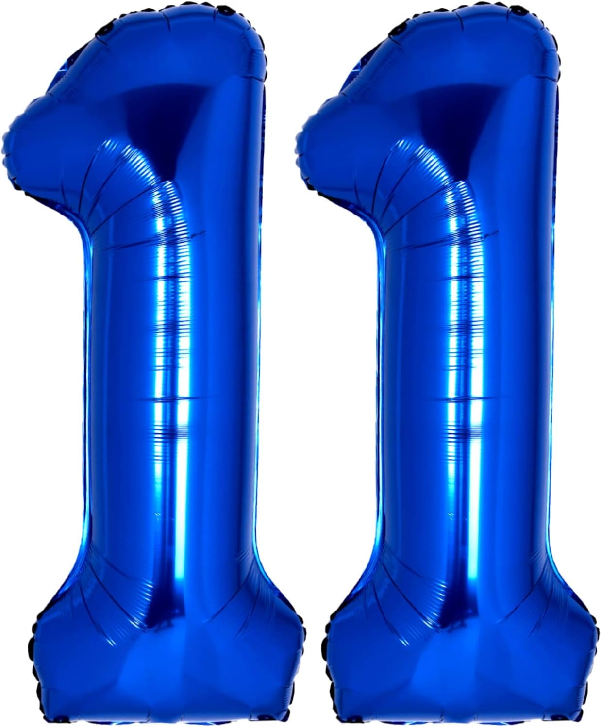 40 Inch Giant Navy Blue Number 11 Balloon, Helium Mylar Foil Number ...