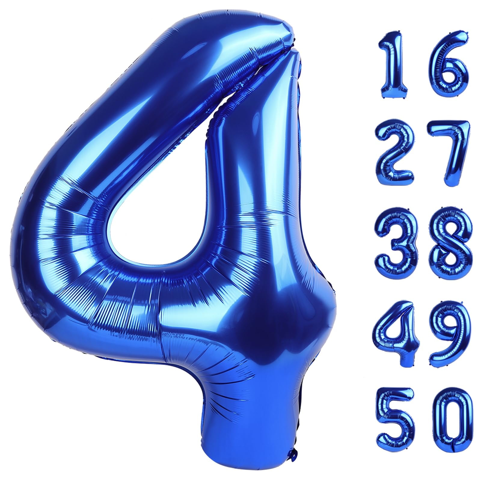 40 Inch Gold Balloon Balloon,Number Balloons Gold Big Giant Jumbo Foil ...