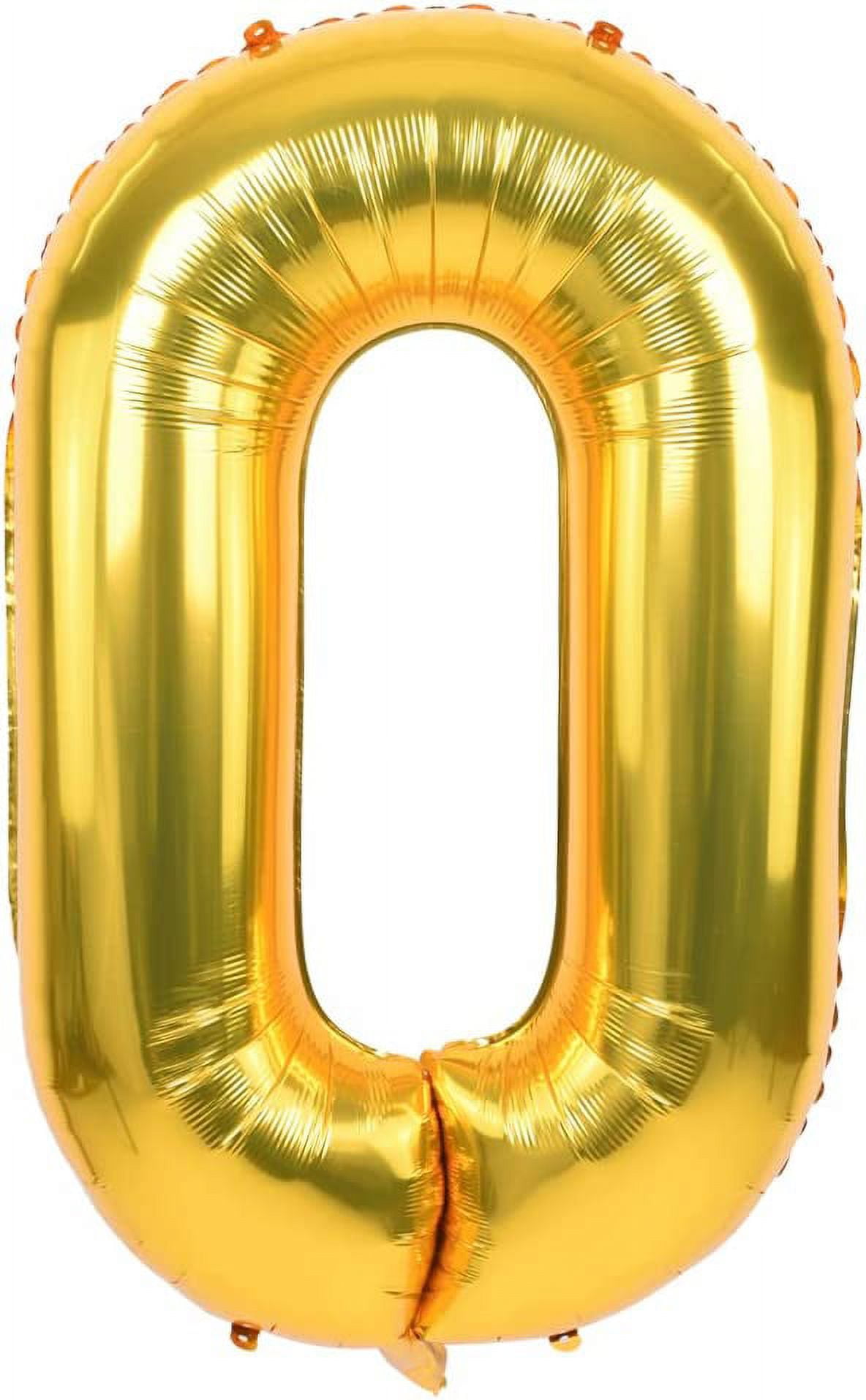 40 Inch Gold Large Numbers Balloon 0-9 Birthday Party Decorations,Foil ...