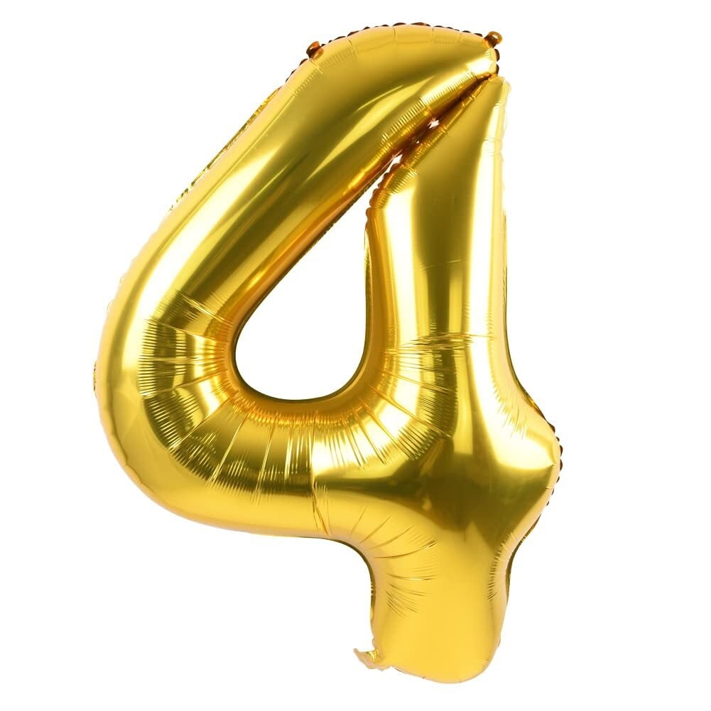 40 Inch Gold Large Numbers Balloon 0-9 Birthday Party Decorations,Foil ...