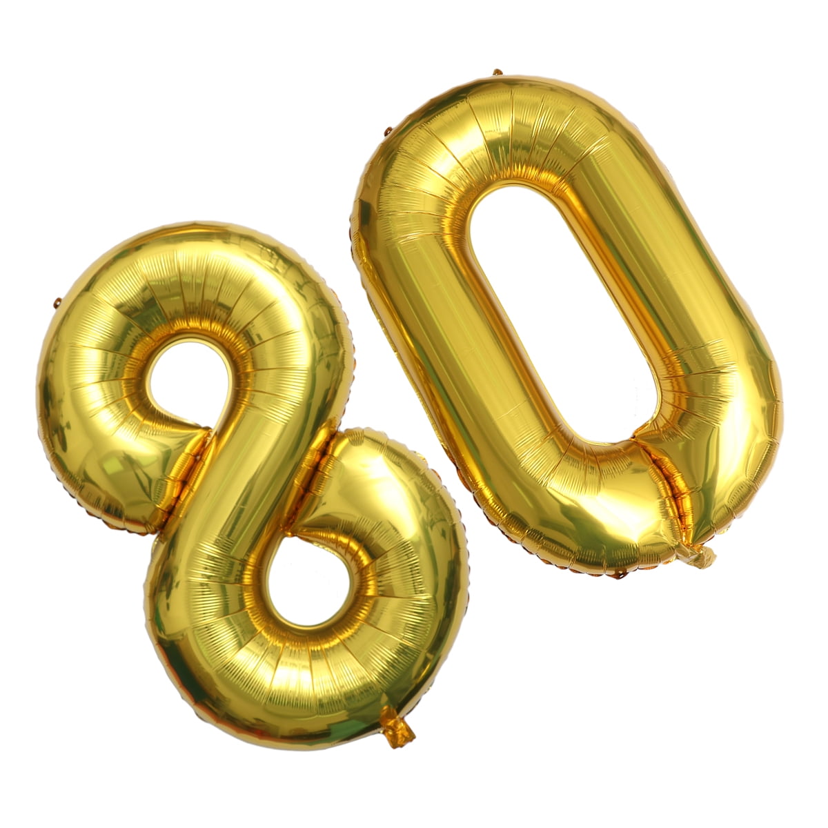 40 Inch Gold Number 80th Balloon Party Festival Decorations Birthday ...