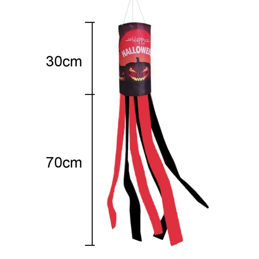 40 Inch Halloween Wizard cat Ghost Windsock Flag Ghost Windsock ...