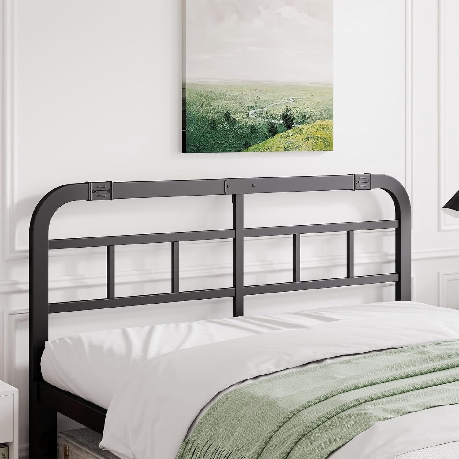 40 Inch High King Headboard Only, King Metal Headboard, Industrial ...