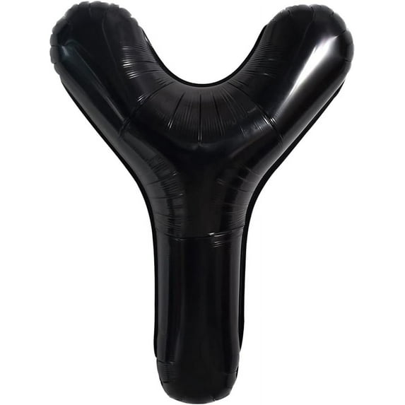 40 Inch Large Black Y Letter Balloons Jumbo Helium Balloons,Foil Mylar ...