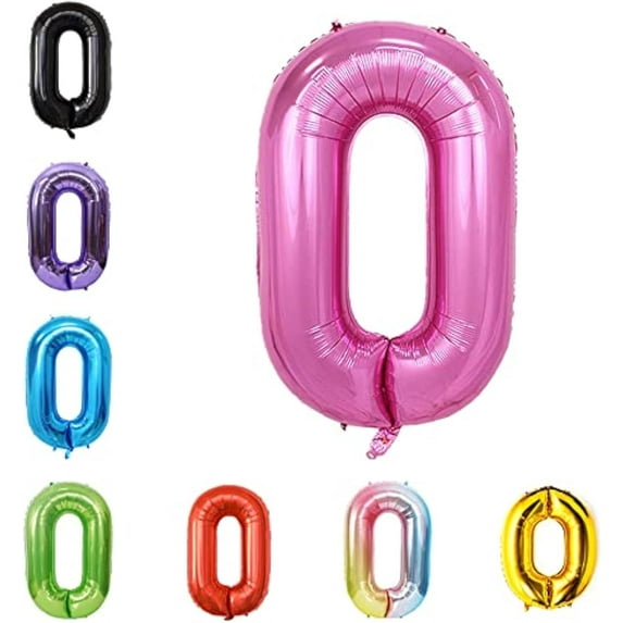 40 Inch Large Foil Helium Number Balloon Birthday Wedding Party 0-9 ...