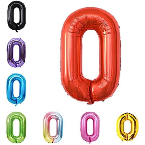 40 Inch Large Foil Helium Number Balloon Birthday Wedding Party 0-9 ...