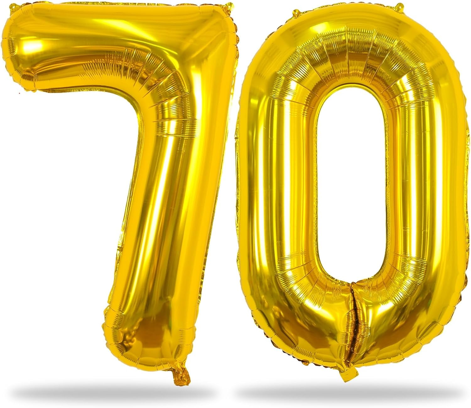 40 Inch Large Gold Number 70 Mylar Foil Balloons, Helium Balloons for ...
