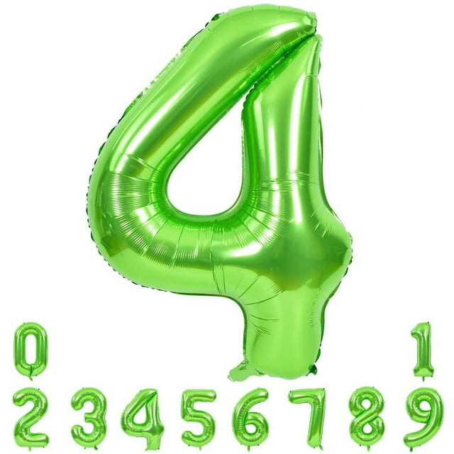40 Inch Large Green Numbers Balloons 0-9, Number 5 Digital 5 Helium ... 40 Inch Large Green Numbers Balloons 0-9, Number 5 Digital 5 Helium ...