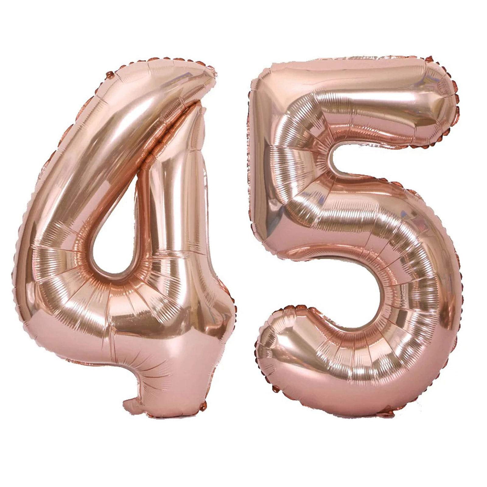 40 Inch Large Number DC20 45 Balloon Foil Balloons Jumbo Foil Helium ...