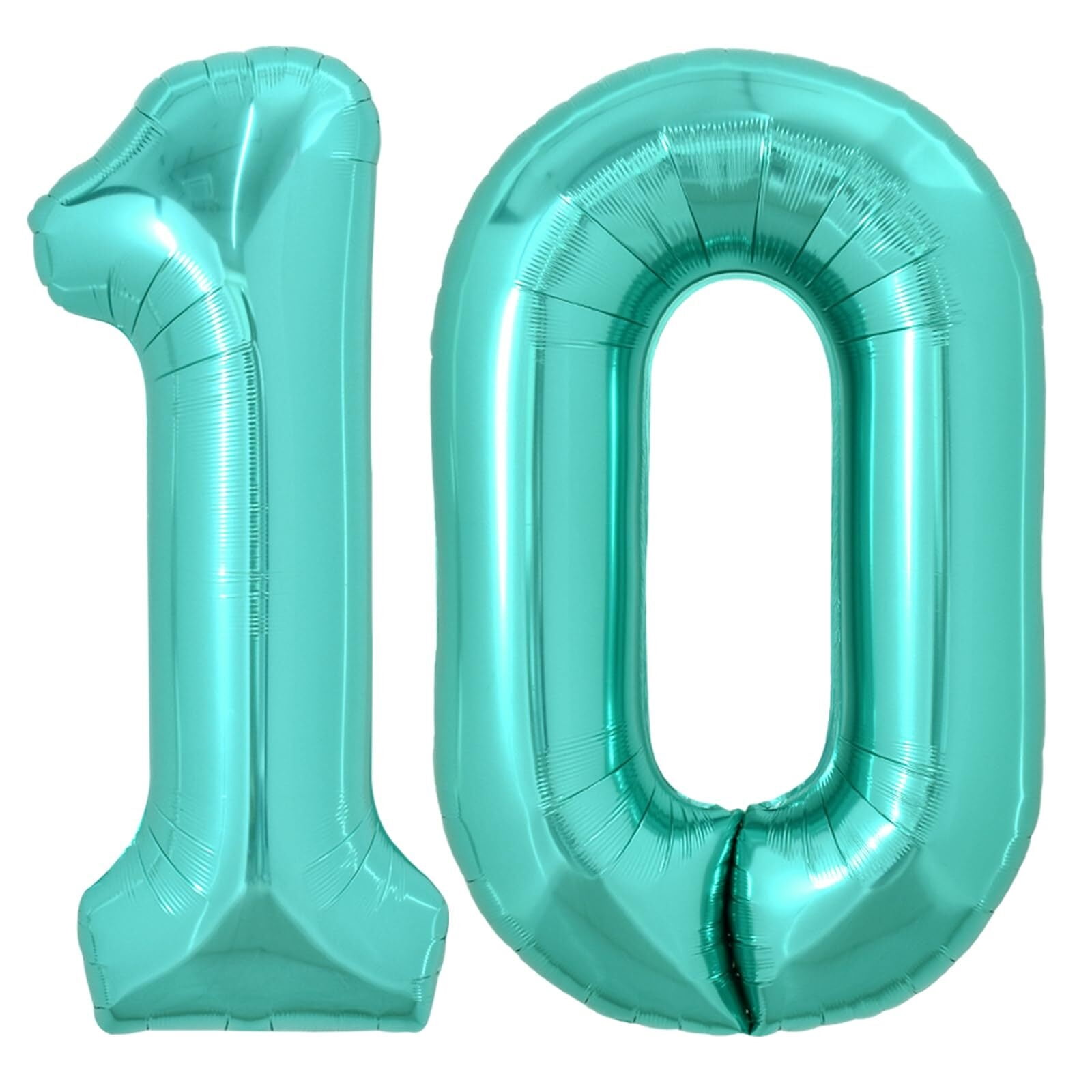 40 Inch Large Teal Blue Number 12 Balloons Giant Digital 12 or 21 ...