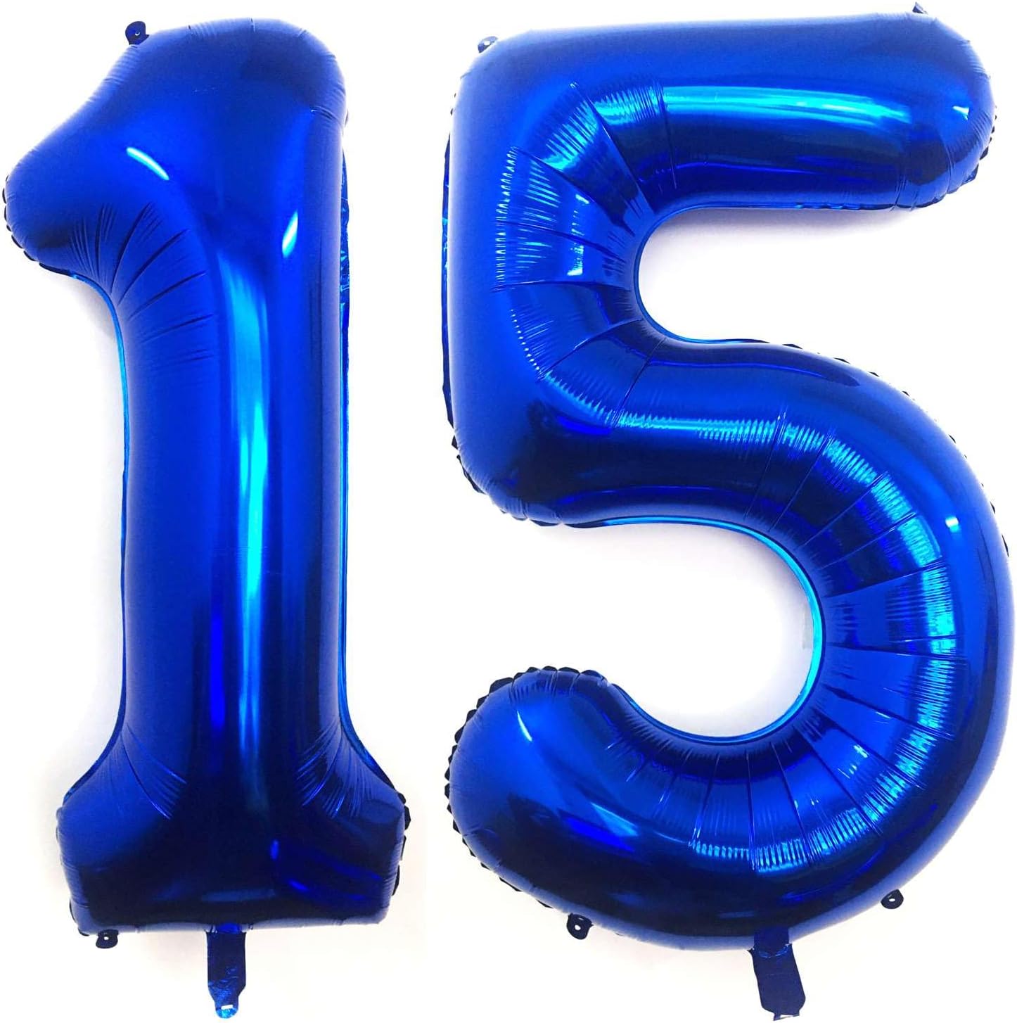 40 Inch Navy Blue 51 Number Balloon 15 Large Size Jumbo Digit Mylar ...