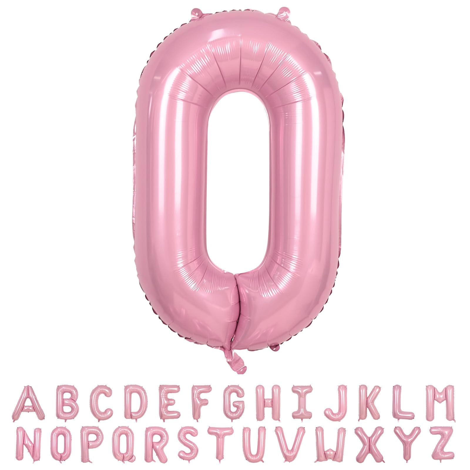 40 Inch Pink Letter STF9 Balloons, Large O Letter Helium Balloons ...