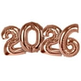 40 Inch Rose Gold Foil 2026 Number Balloons - Walmart.com