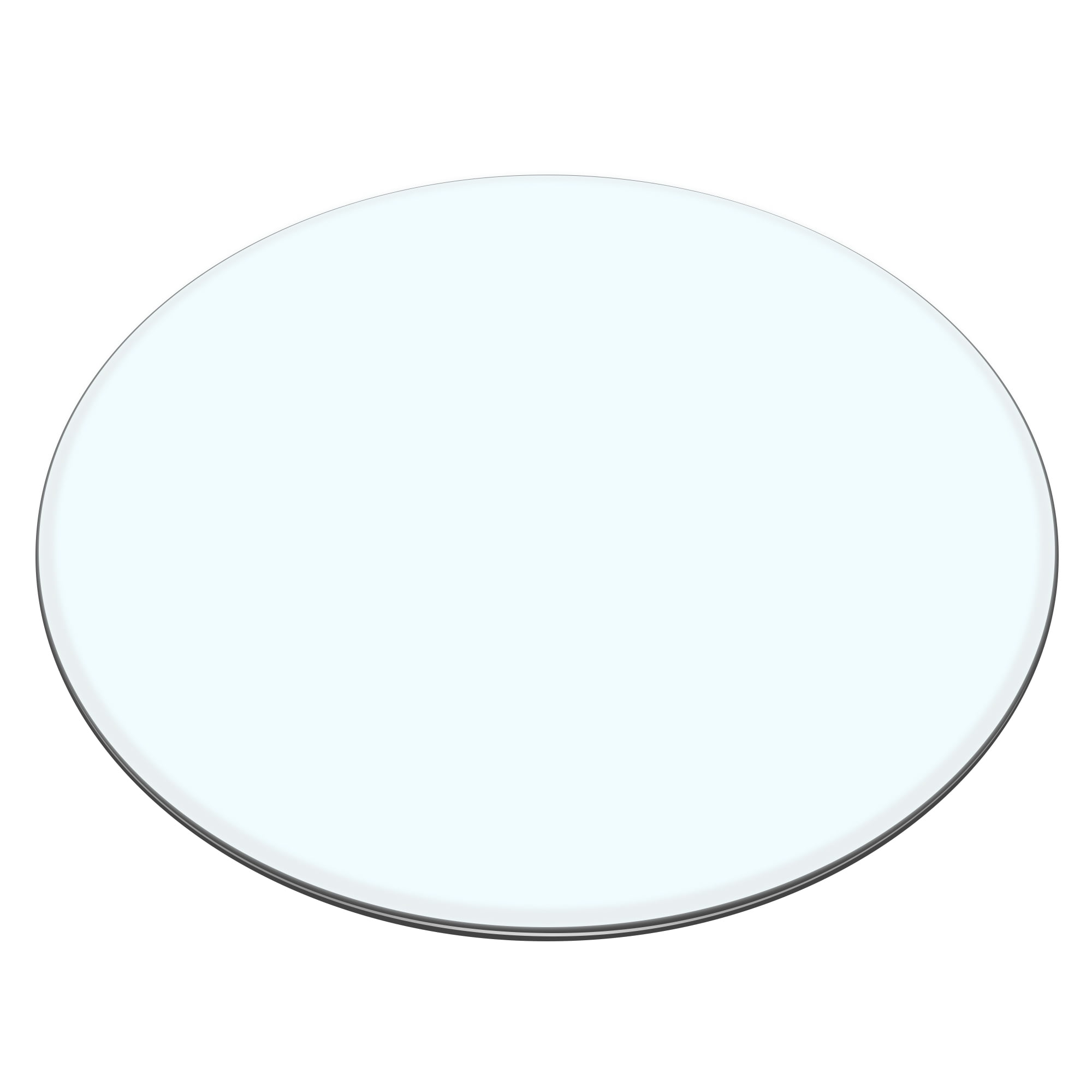 40 Inch Round Glass Dining Table Top,Circle Tempered Glass Kitchen ...