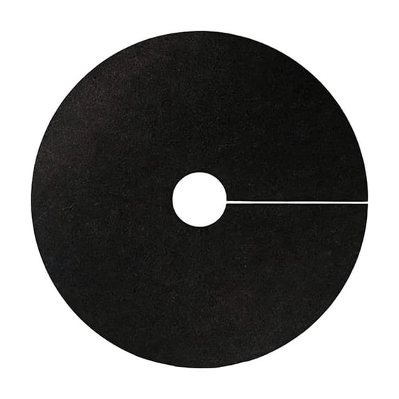40 Inch Round Tree Protector Mat, Non-Woven Weed Barrier Fabric ...