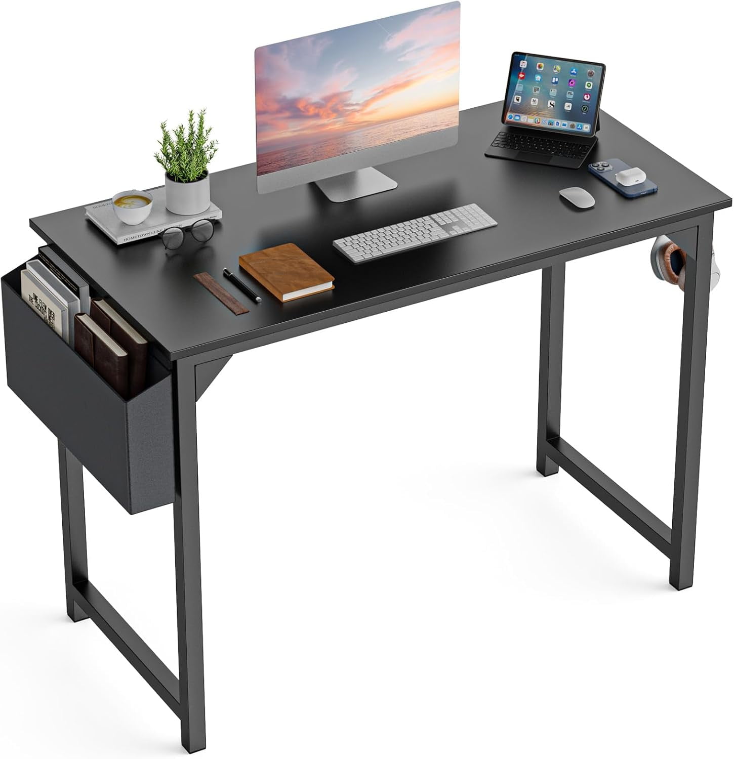 40 Inch Small Computer Office Desk Modern Simple Style Writing Study ...