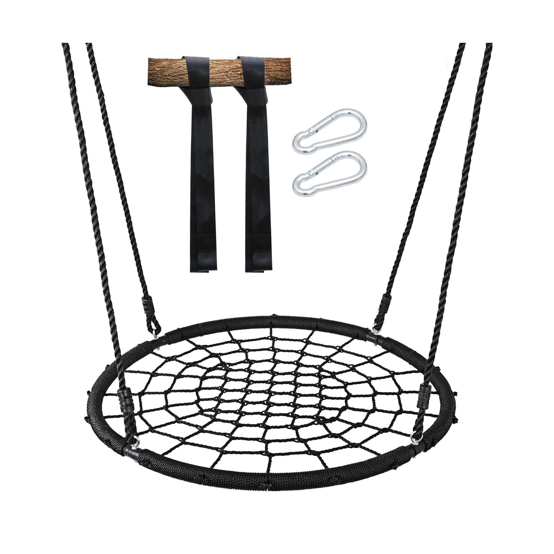 40 Inch Spider Web Swing, Tree Swing, Round Swing Platform Rope Swing ...