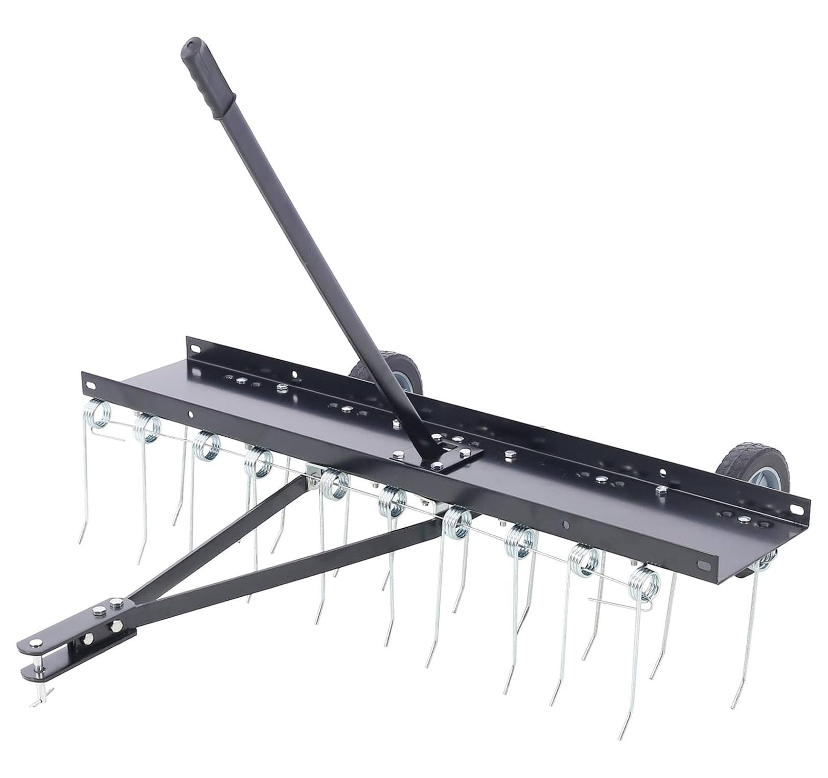 40-Inch Tow Behind Dethatcher with 20 Spring Steel Tines, Tine Tow ...