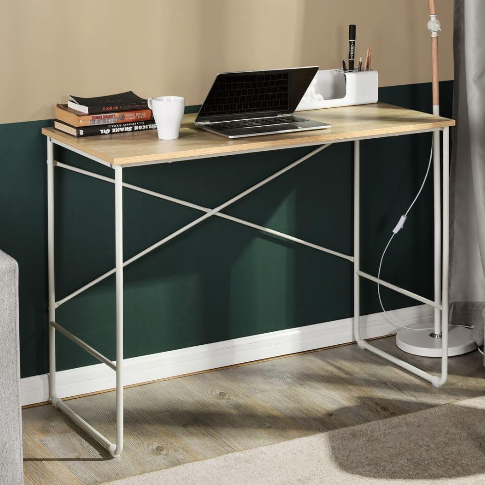 40 Inch Writing Desk Simple Computer Table Small Size Stable Study Desk ...