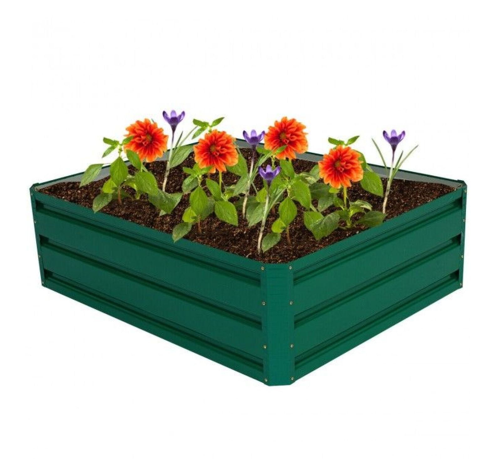 40 Inch x 32 Inch Patio Raised Garden Bed for Vegetable Flower Planting ...