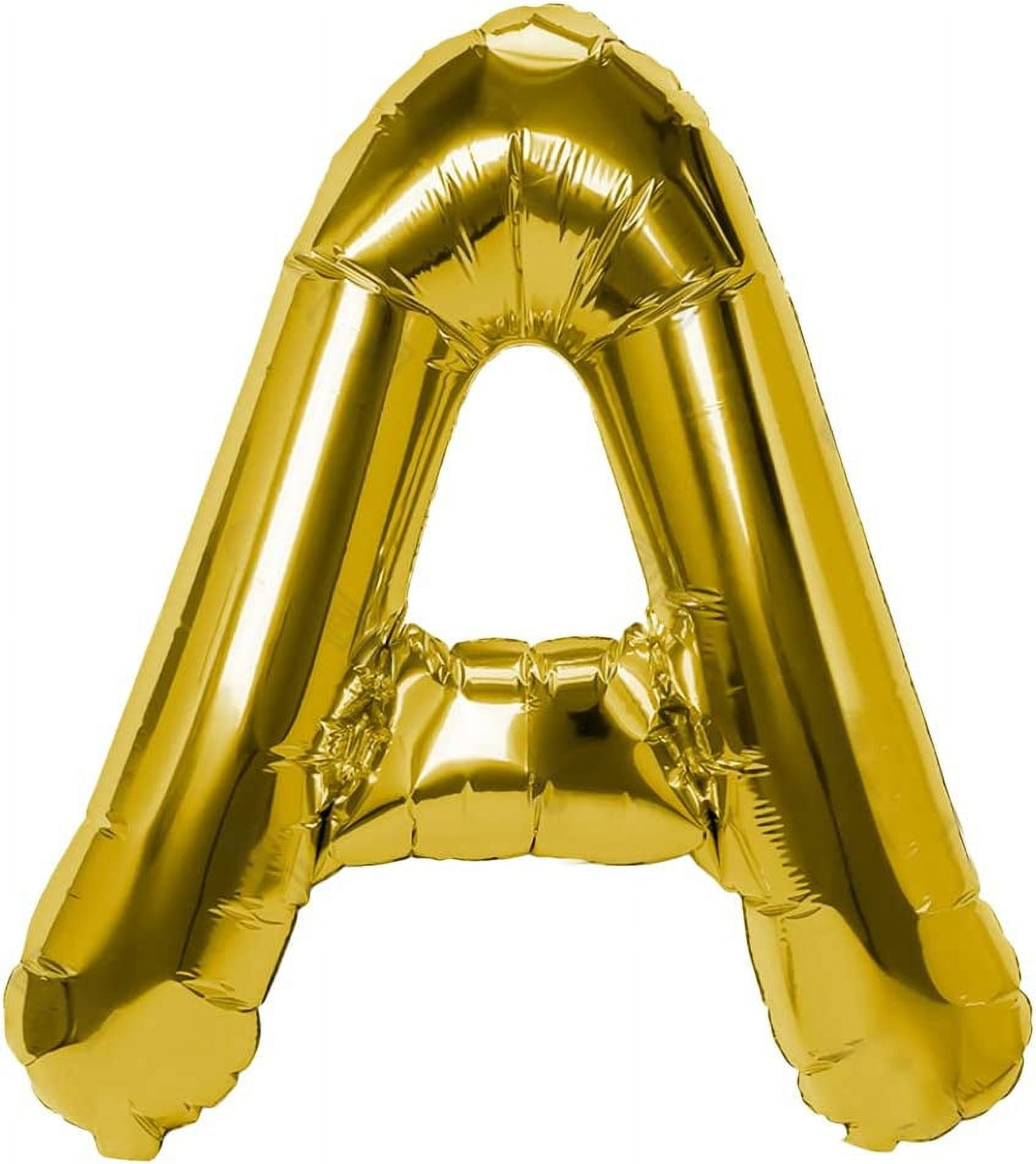 SUN DECORER 40 Inches Gold Foil Letter Balloon, Perfect for Parties and ...