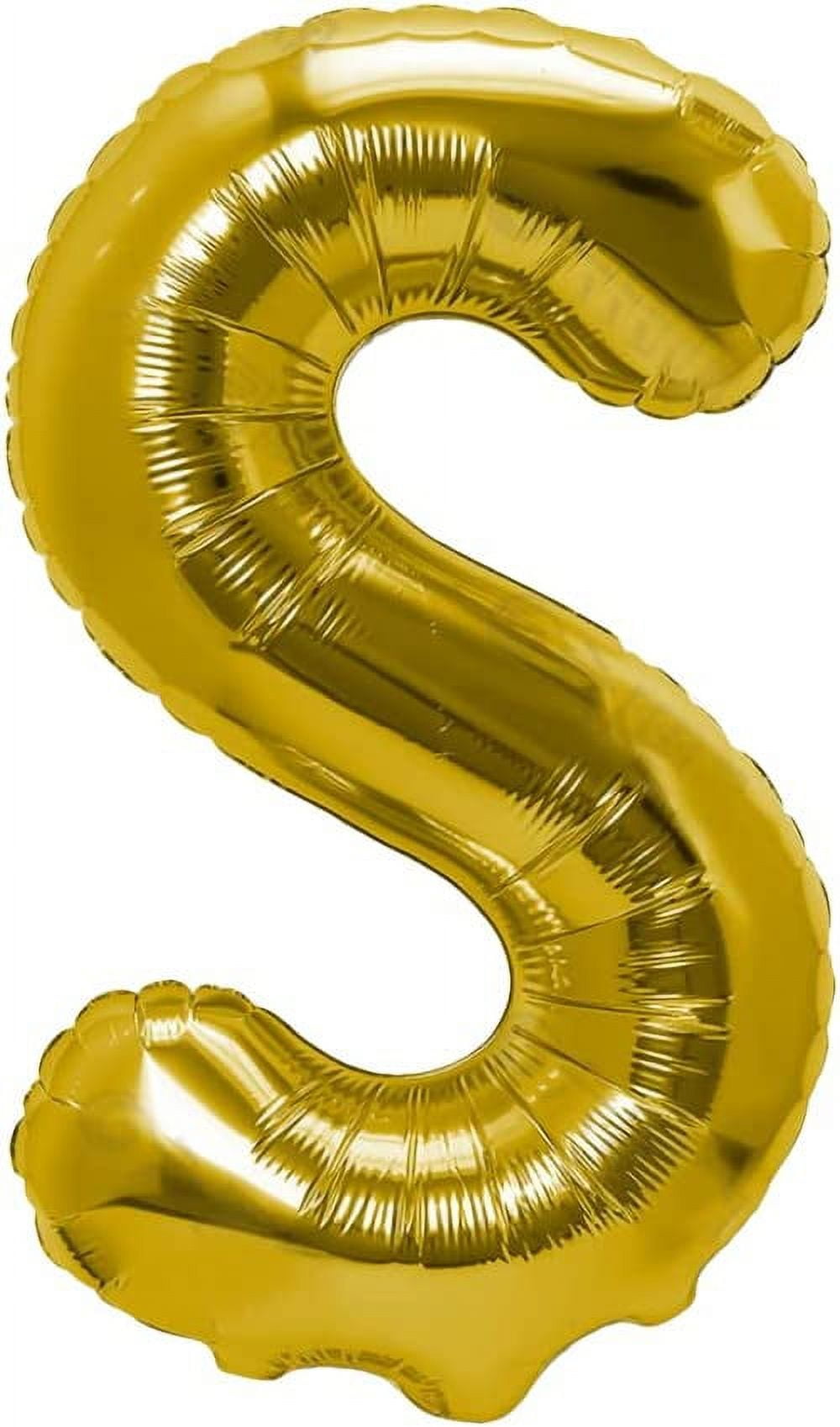 40 Inches Gold Foil Letter Balloon - Ideal for Parties and Celebrations ...