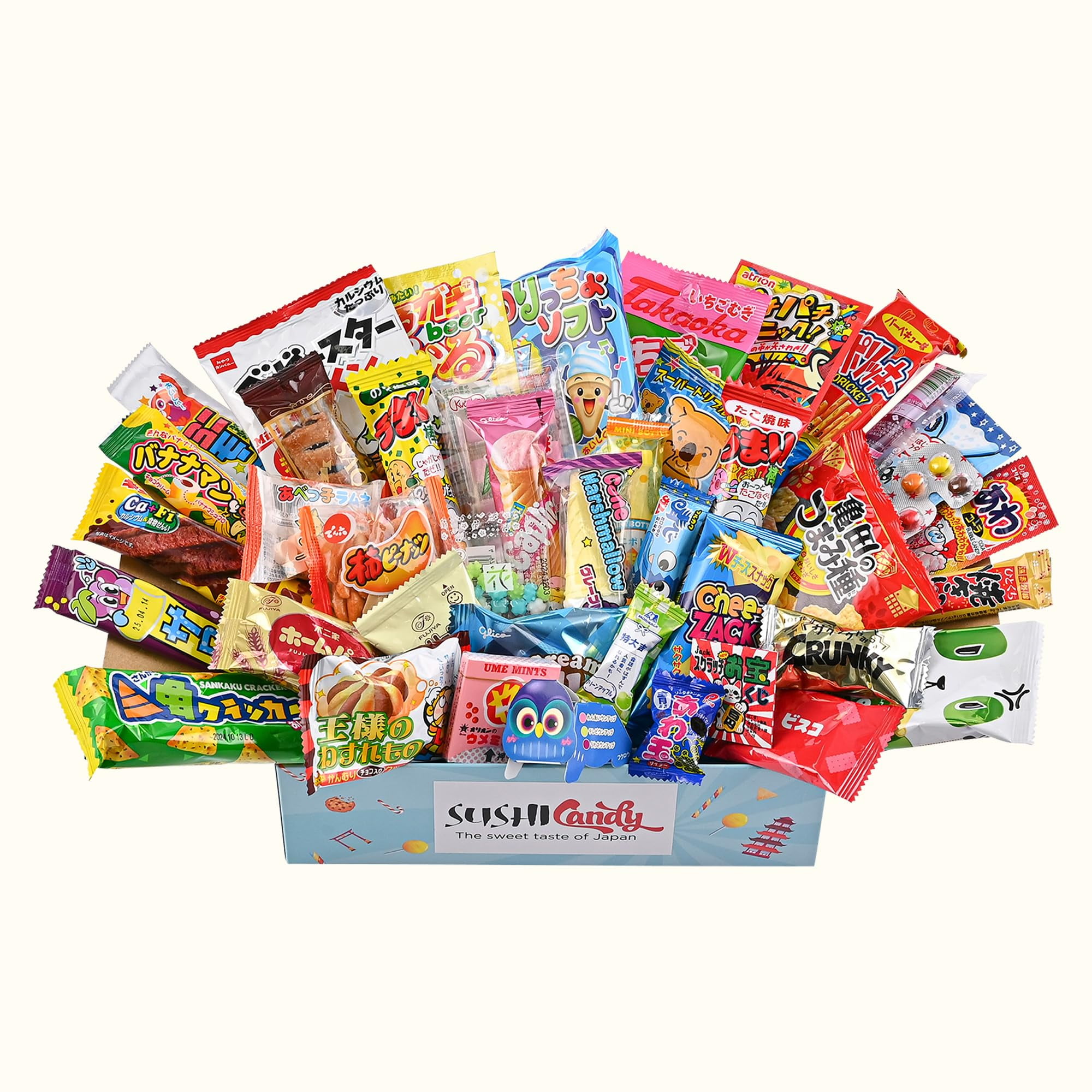 40 Japanese Candy & AKF18 snack box and other popular sweets (Gift Box ...