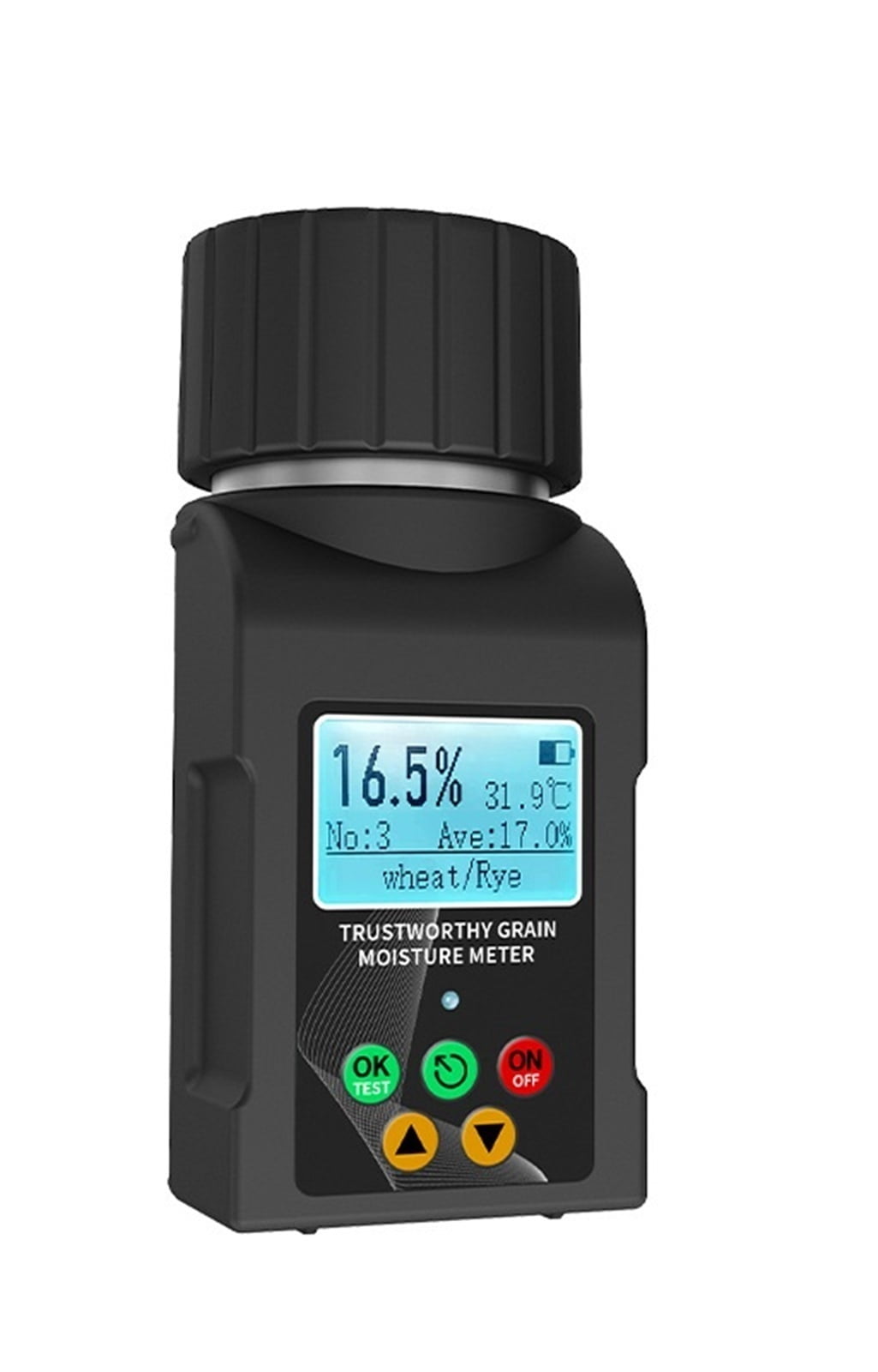 40 Kinds Grains Moisture Meter Wheat Grains Humidity Tester 9 Languages ...