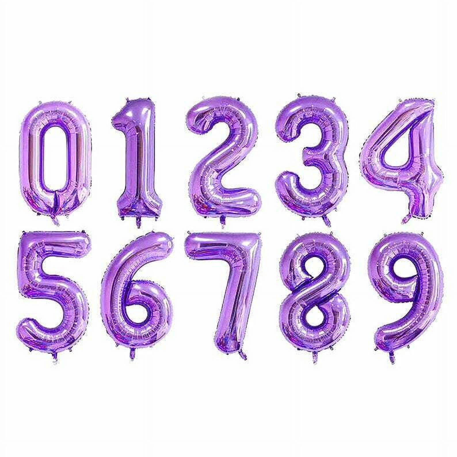 40" LARGE FOIL LETTER BALLOONS NUMBER BALLOON FLOAT HELIUM ALPHABET ...