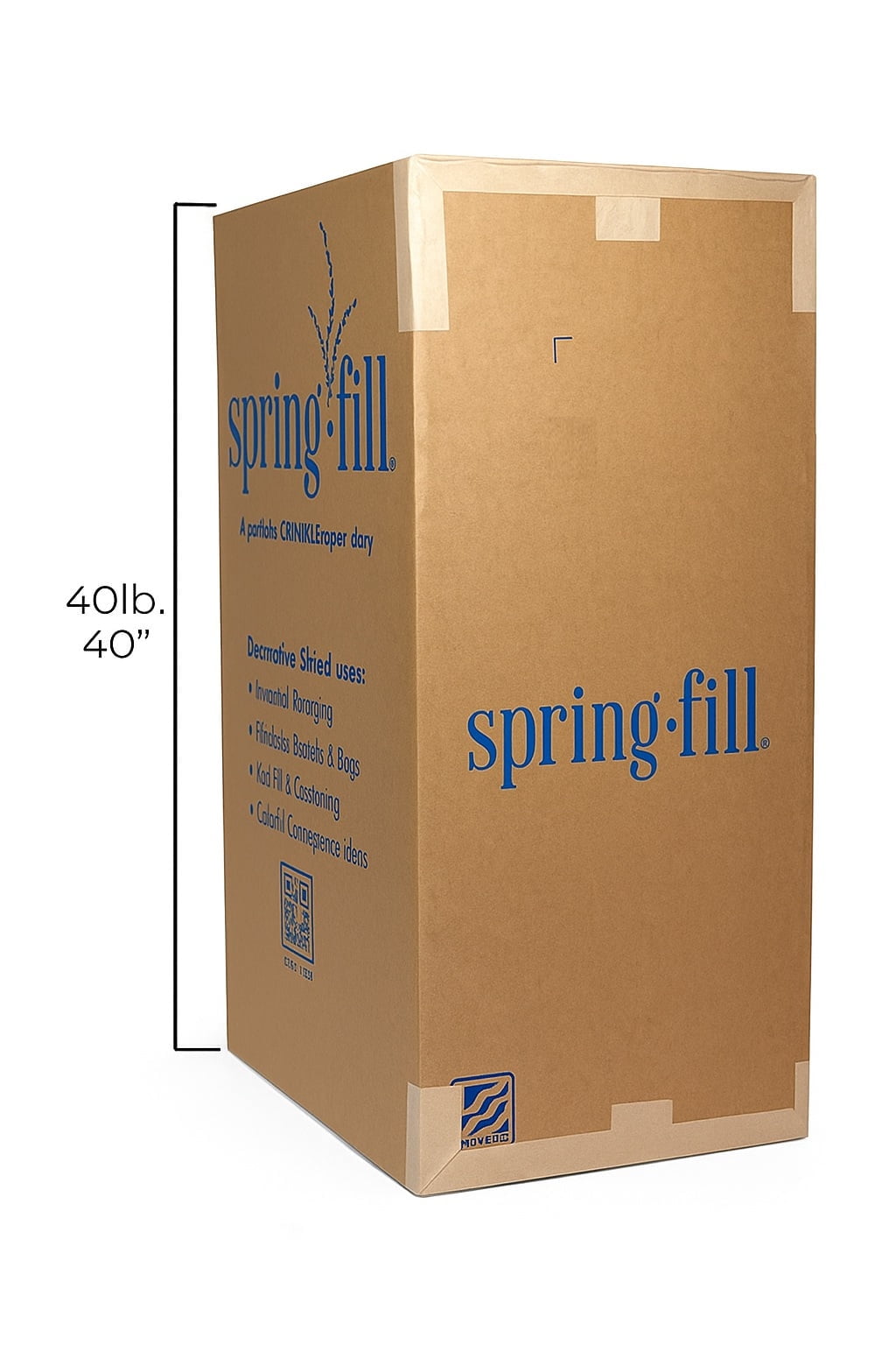 40 LB Crinkle Cut Paper Shred Filler - WHITE - Decorative, Crafting ...