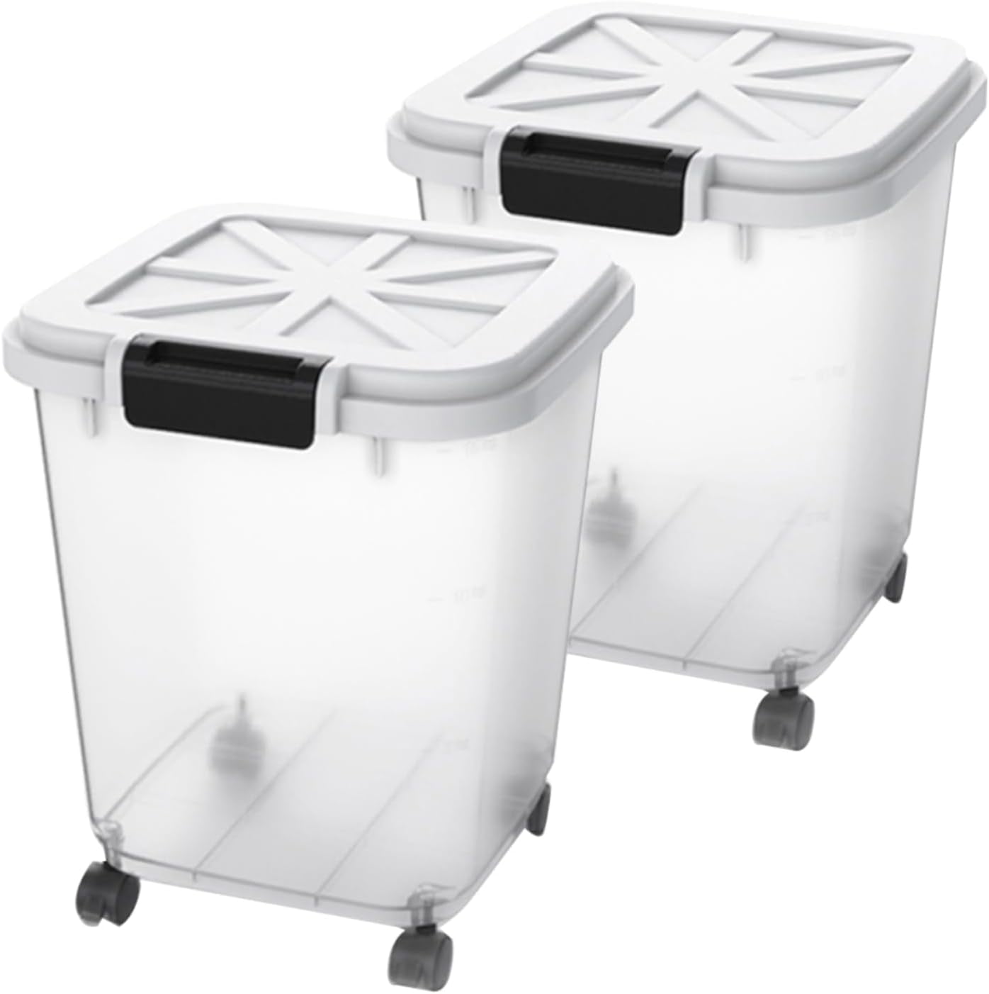 40 LB Rice Storage Container with Measuring Cup, BPA , For Rice | Grain ...